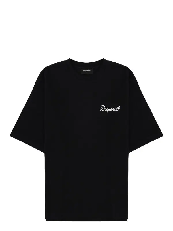 Dsquared2 T Shirt With Logo - Black