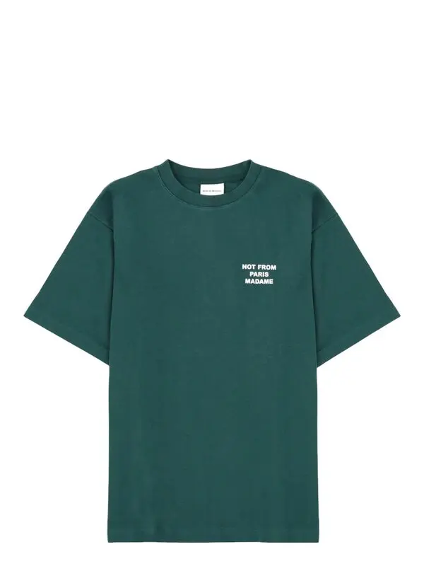 Drole De Monsieur Cotton T Shirt - Green