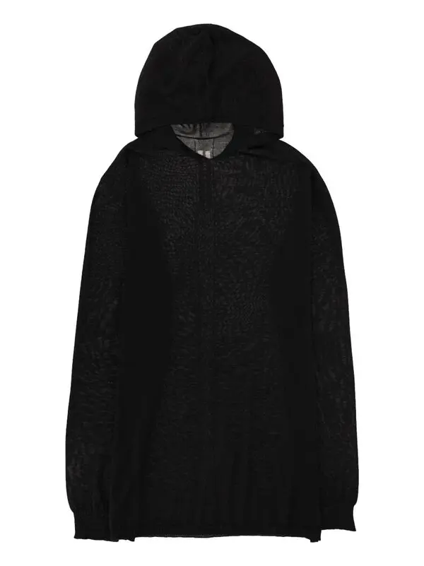 Rick Owens Hooded Shirt - Black