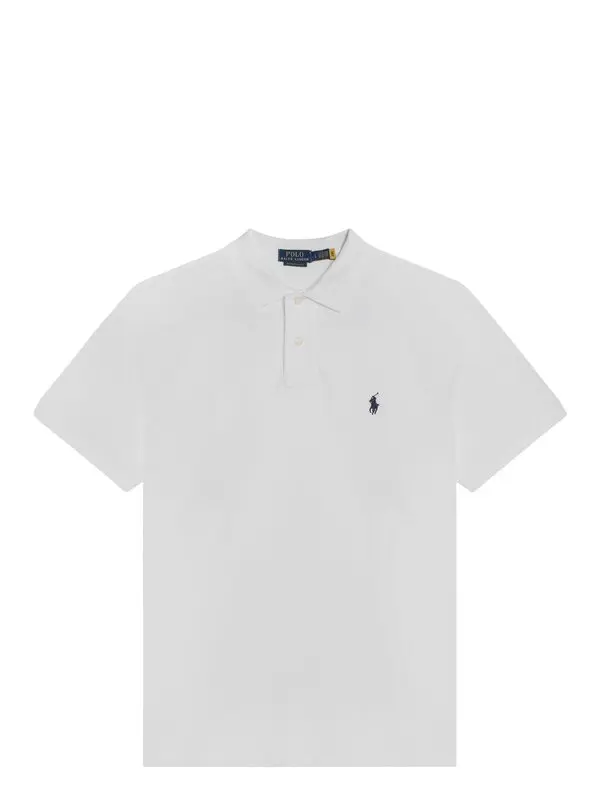 Polo Ralph Lauren Cotton Custom Slim Fit Polo - White