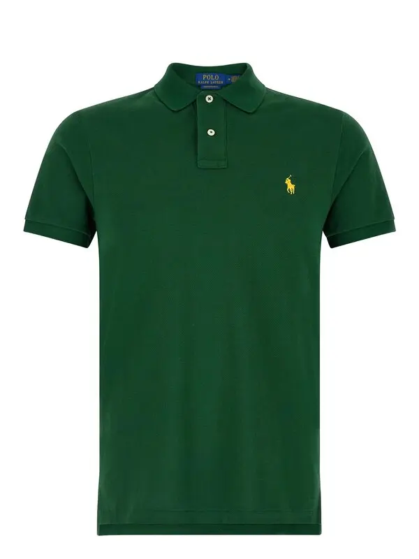 Polo Ralph Lauren Logo Embroidery Polo Shirt - Green