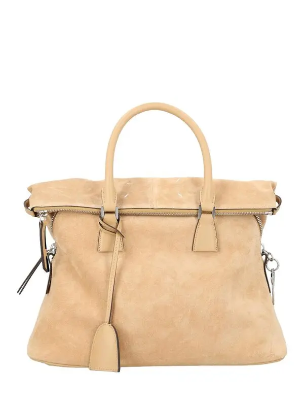 MAISON MARGIELA 5ac Medium Handbag - Beige
