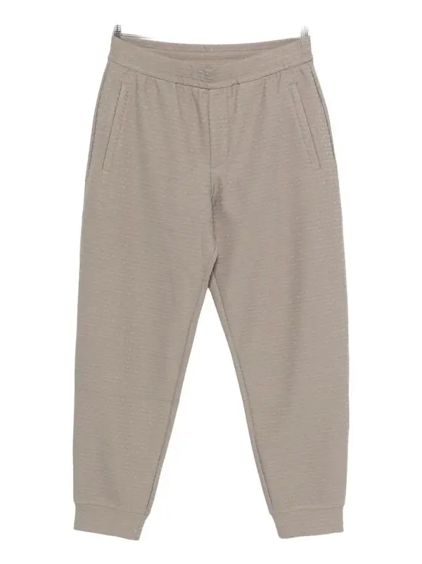 Emporio Armani Cotton Blend Sweatpants - Dove Grey