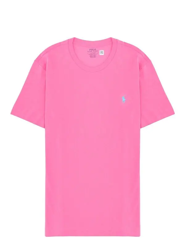 Polo Ralph Lauren T Shirt With Logo - Fuchsia