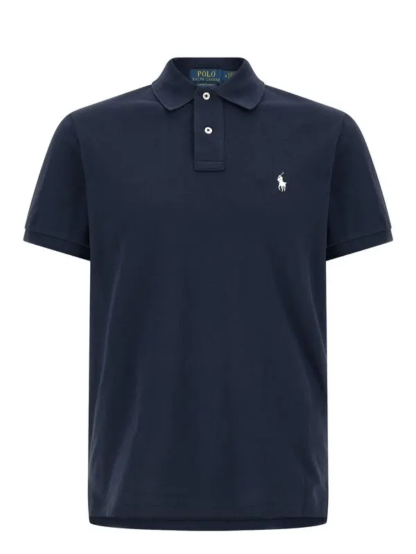 Polo Ralph Lauren Logo Embroidery Polo Shirt - Blue