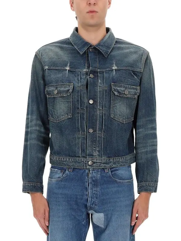 MAISON MARGIELA Denim Jacket - Blue
