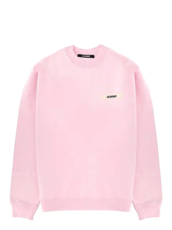 Jacquemus Grosgrain Logo Sweatshirt - Pink