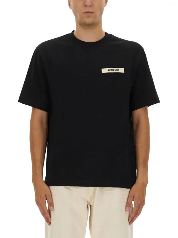 Jacquemus The Grosgrain Shirt - Black