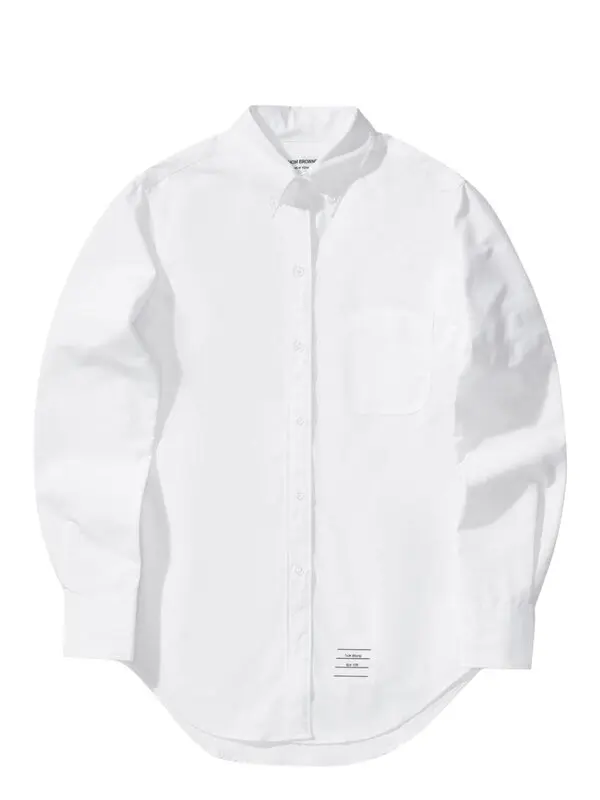 Thom Browne Classic Point Collar Oxford Shirt - White