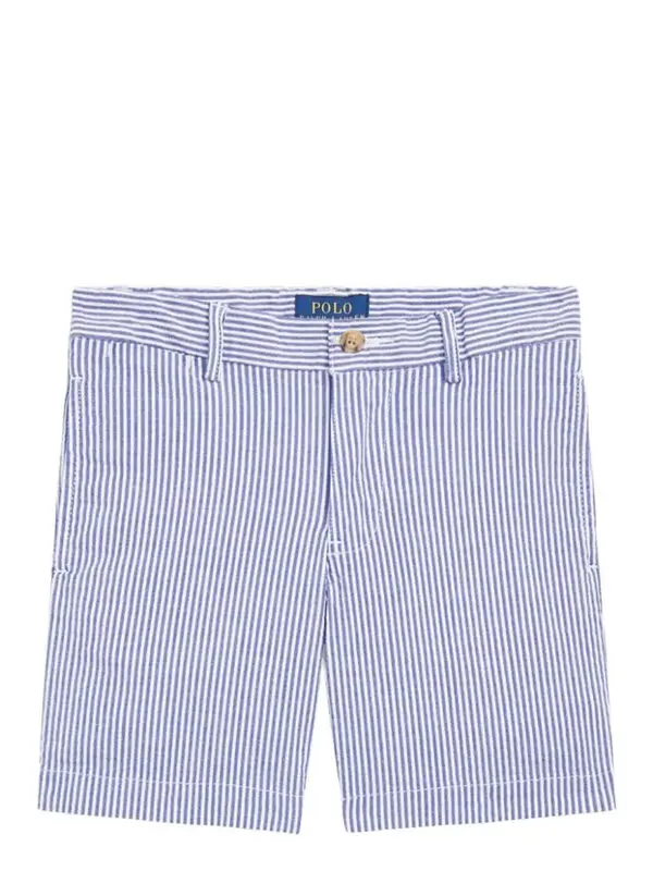 Polo Ralph Lauren Striped Bermuda Shorts - Blue