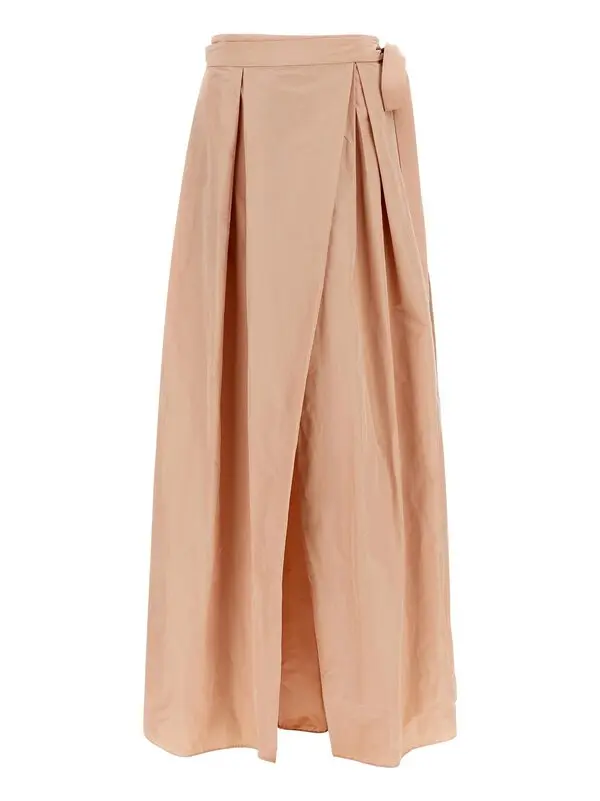 Pinko Raponzolo Taffeta Skirt - Pink