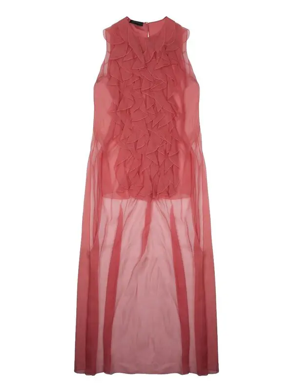 Alberta Ferretti Silk Sleeveless Shirt - Pink