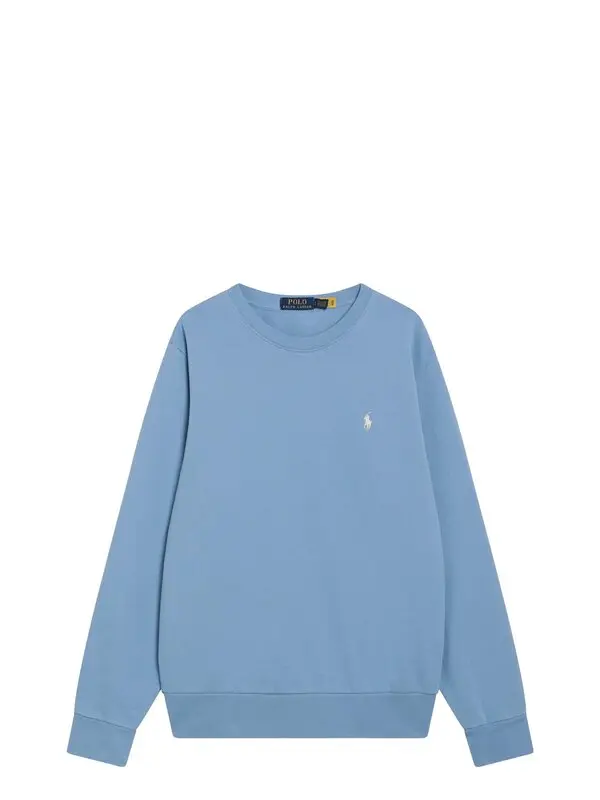 Polo Ralph Lauren Cotton Crew Neck Sweatshirt - Light Blue