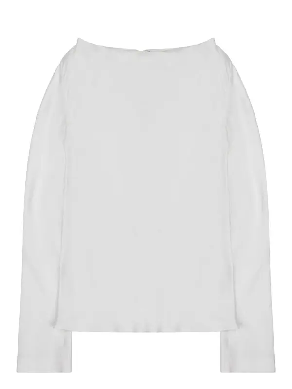 Alberta Ferretti Silk Blouse - White