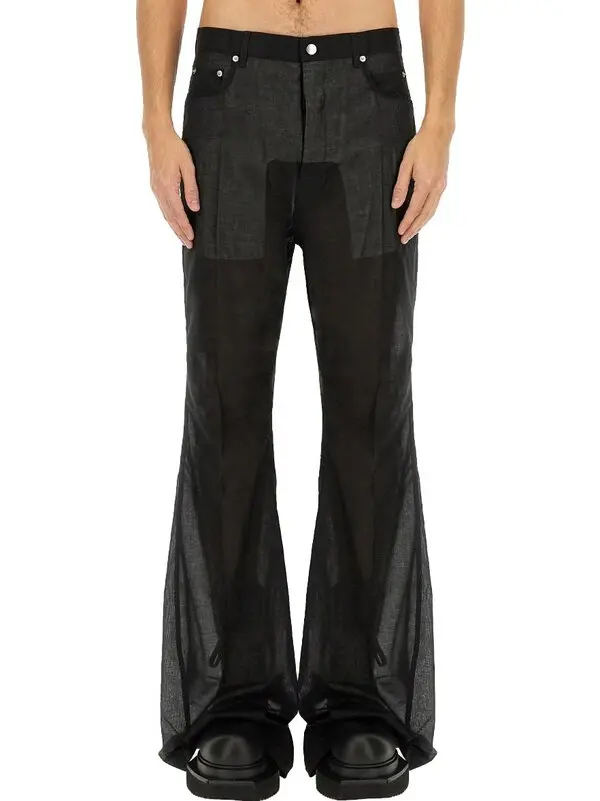 Rick Owens Bootcut Pants - Black