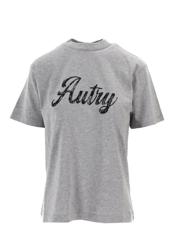 AUTRY Cotton T-shirt - Dk Mel