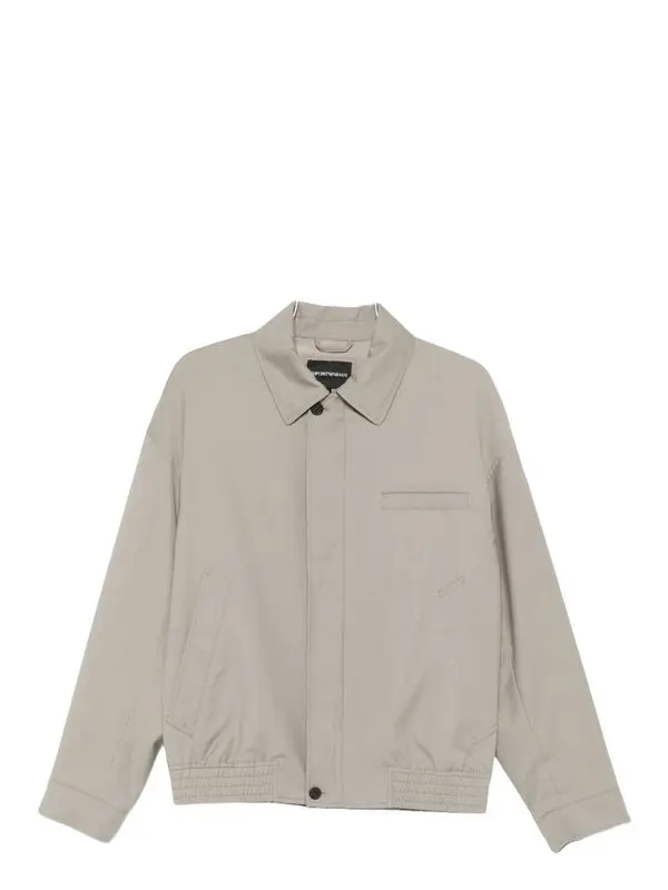Emporio Armani Wool Jacket - Dove Grey