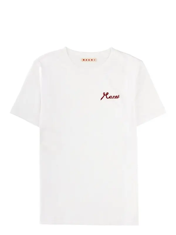 Marni T-shirt With Logo - White