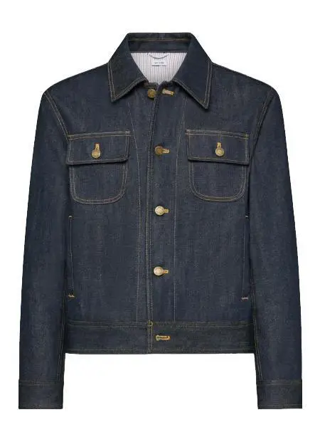 Thom Browne Backstrap Utility Jacket - Navy