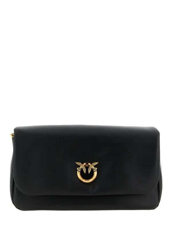 Pinko Click Soft Classic Crossbody Bag - Black