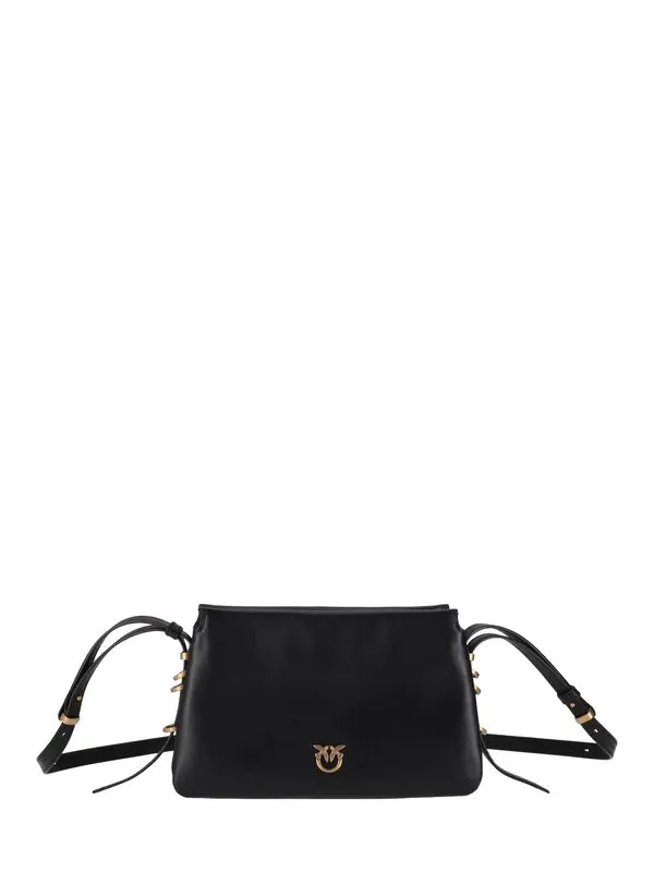 Pinko Triplet Mini Vitello Morbido - Nero-antique Gold