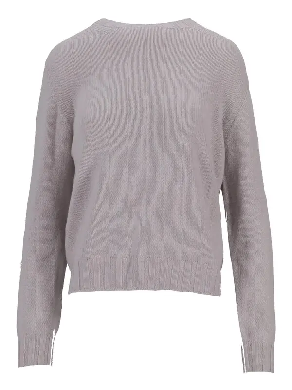 LA ROSE Round Neck Top - Silver