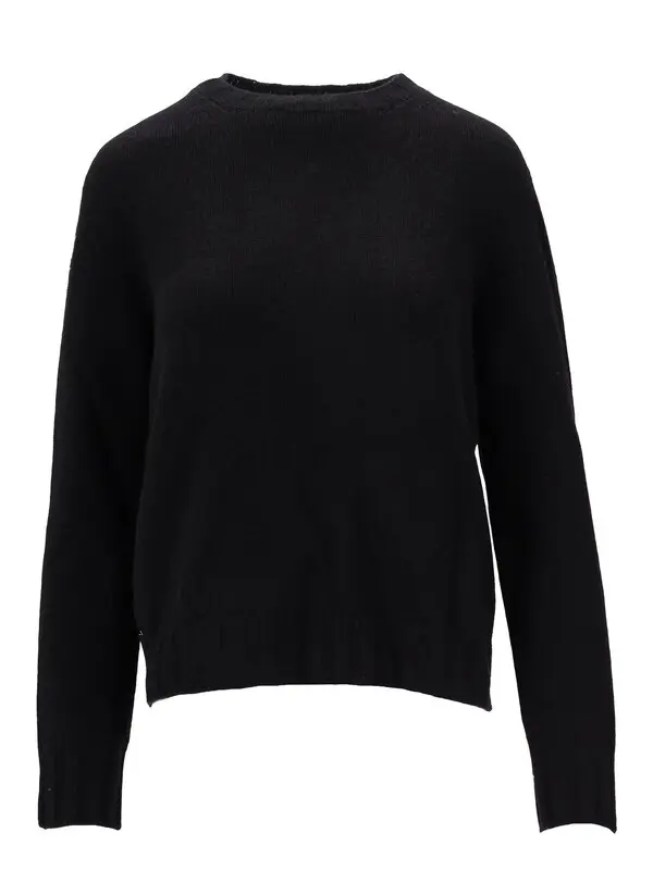 LA ROSE Round Neck Top - Asphalt
