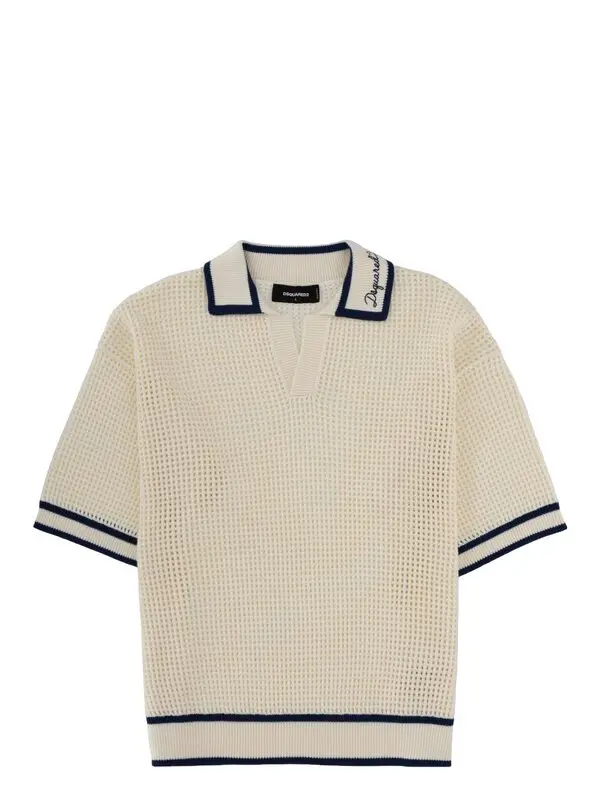 Dsquared2 Polo With Logo - White