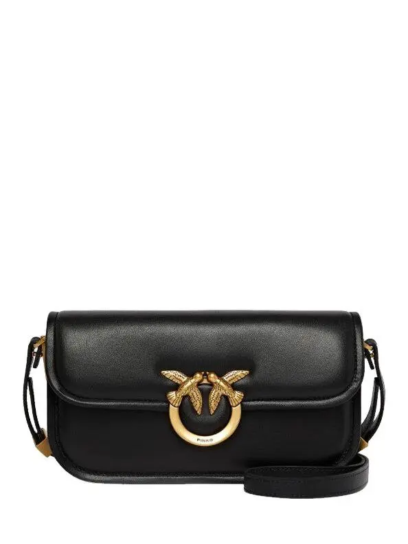Pinko Love Box Baguette - Nero-antique Gold