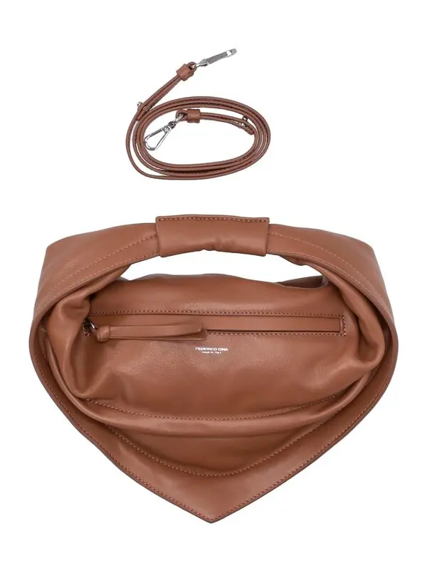 FEDERICO CINA Midi Tortellino Bag - Camel