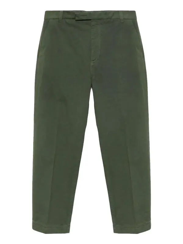 Thom Browne Mid Rise Tapered Chinos - Green