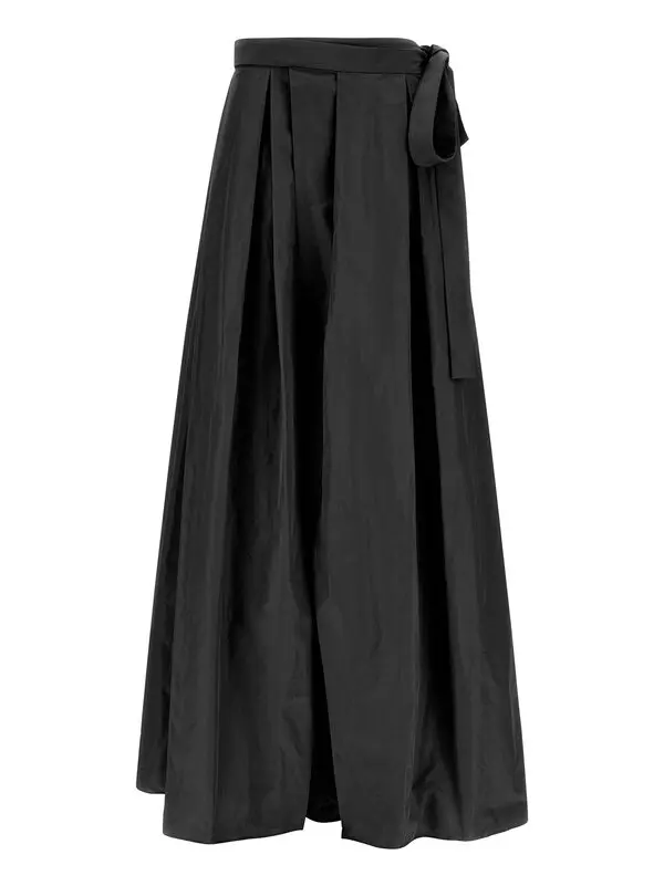 Pinko Raponzolo' Long Taffeta Skirt - Black