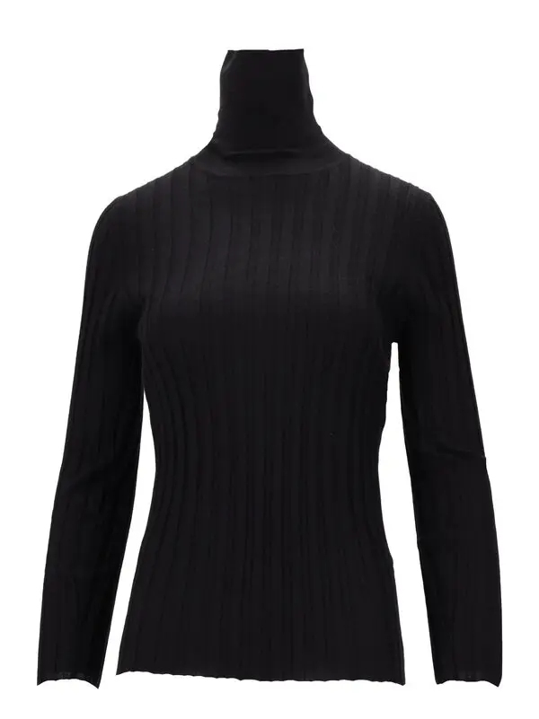 LA ROSE Cashmere And Silk Top - Nero