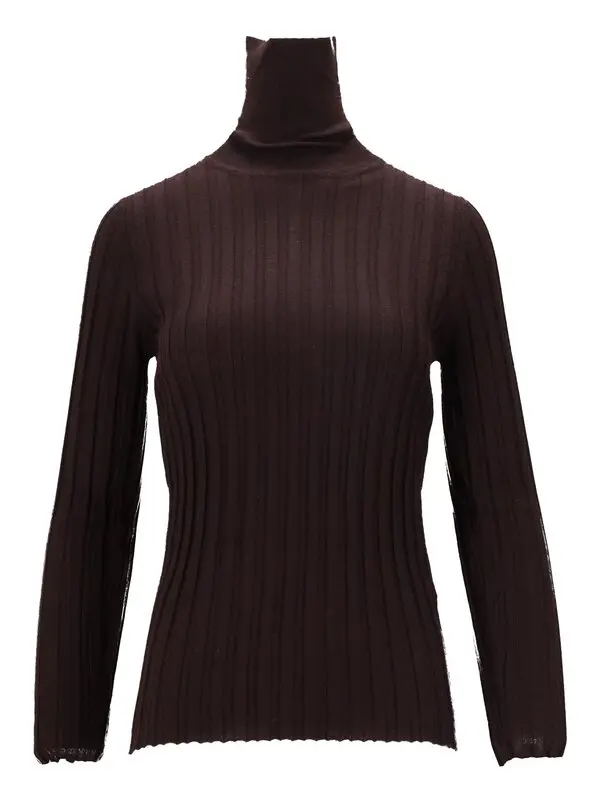 LA ROSE Cashmere And Silk Turtleneck - T Moro