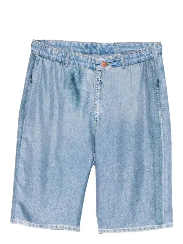PIERRE-LOUIS MASCIA Silk Shorts - Clear Blue