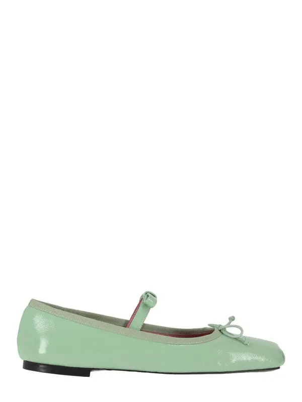 Vivetta Ballerina With Tie Fastening - Verde Acqua
