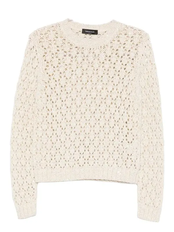 Fabiana Filippi Crewneck Sweater - White