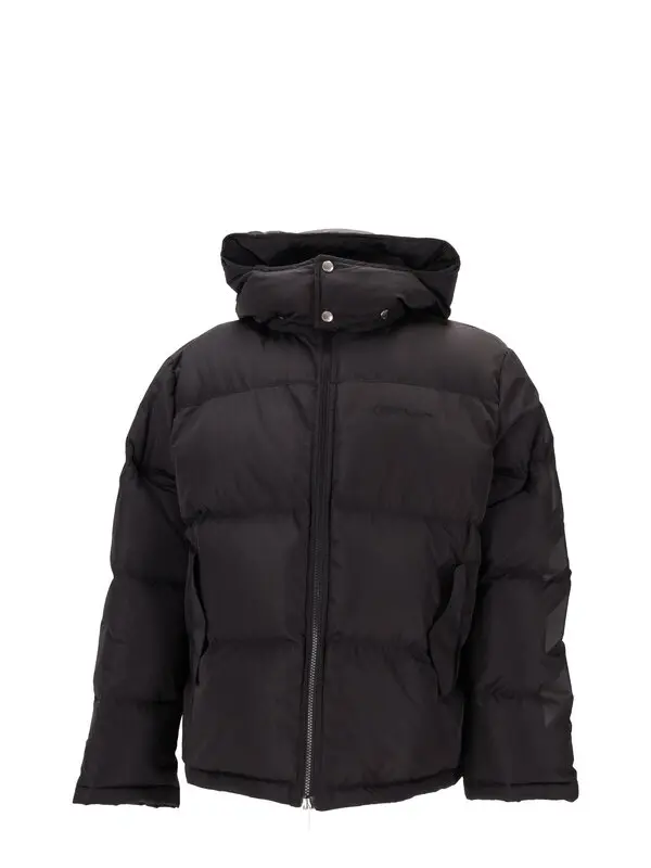Off White Diag Arrow Down Jacket - Black - Black