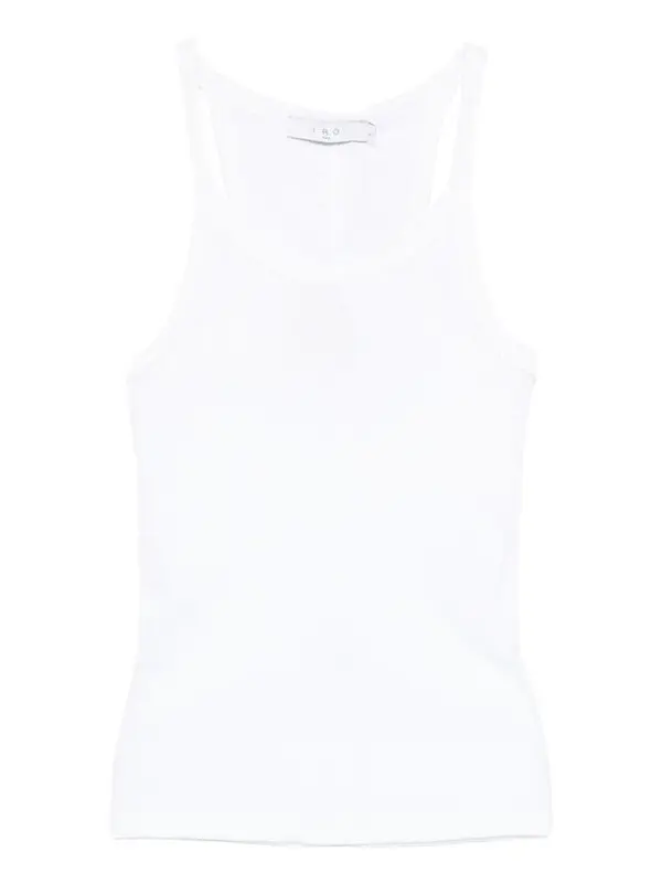 IRO PARIS Palisso Cotton Tank Top - White