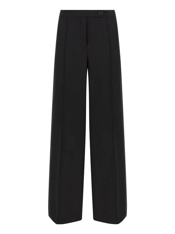 Pinko Placida Wide Leg Pants - Black