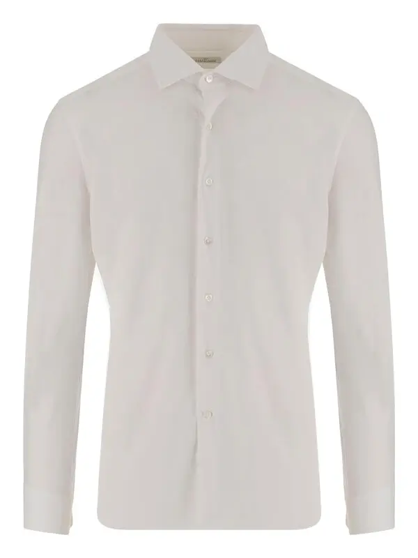 ALESSANDRO GHERARDI Stretch Jersey Shirt - White