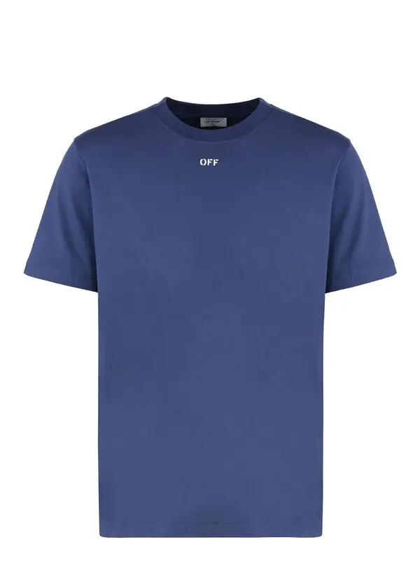 Off White T Shirt - Blue