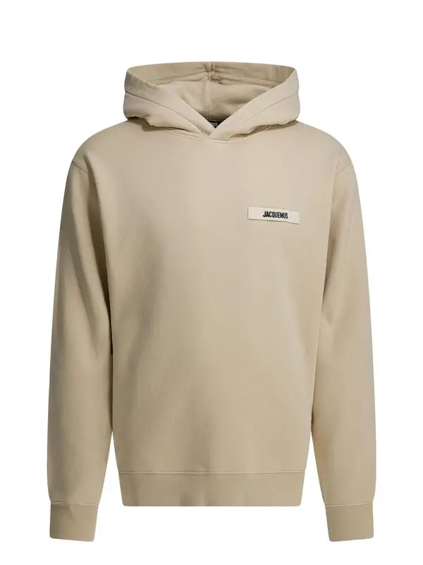Jacquemus Gros Grain Hoodie - Beige