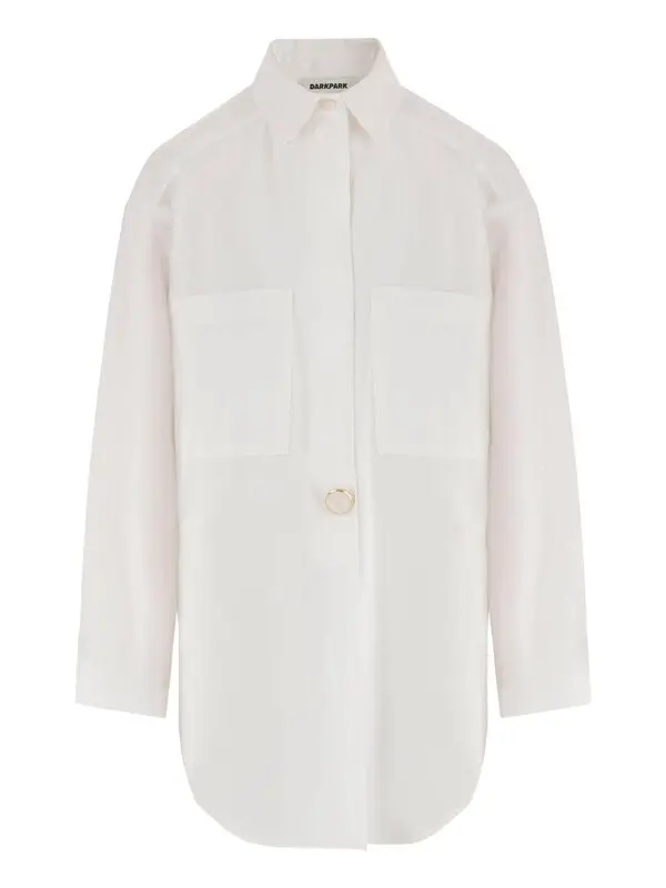 DARKPARK Judy Shirt In Viscose Blend - White
