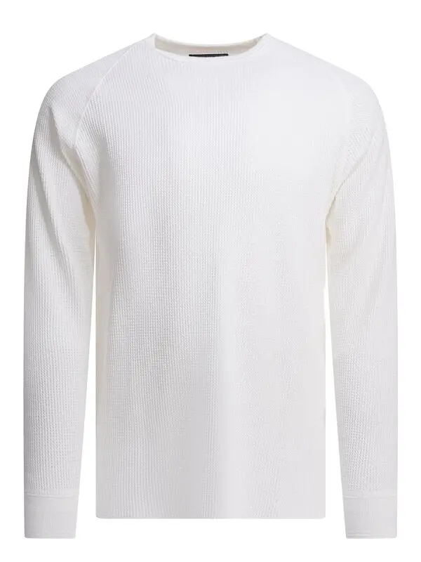 BEAMS T Shirt 'crew Thermal 30 - White