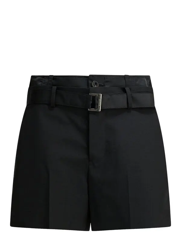 Sacai Tailored Formal Shorts - Black