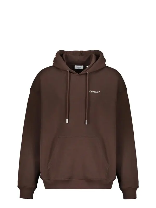 Off White Logo Sweatshirt - Brown