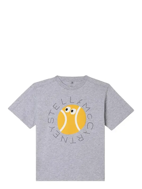 Stella McCartney T-shirt With 'tennis' Logo - Multicolour