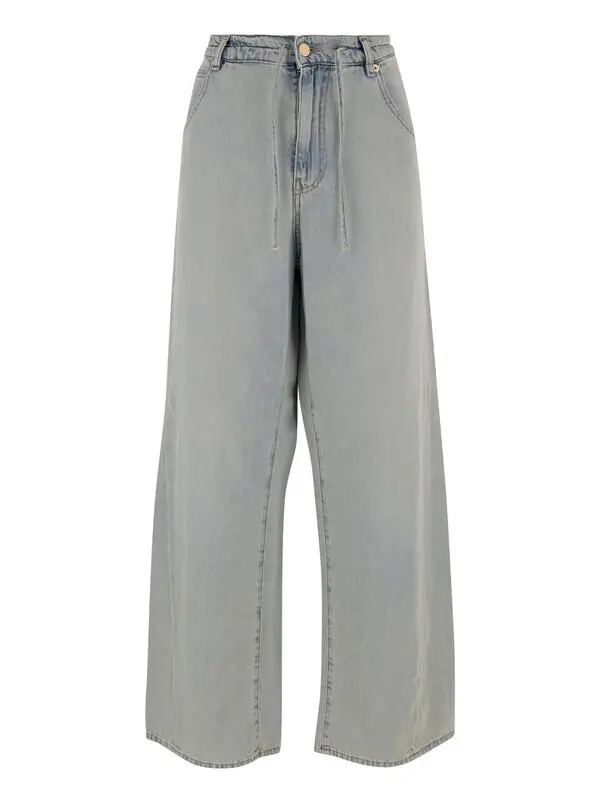DARKPARK Iris Wide Leg Jeans - Light Denim