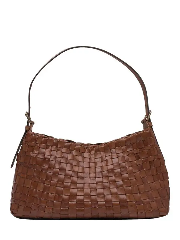 Dragon Diffusion Hobo Salvage Medium Shoulder Bag - Brown